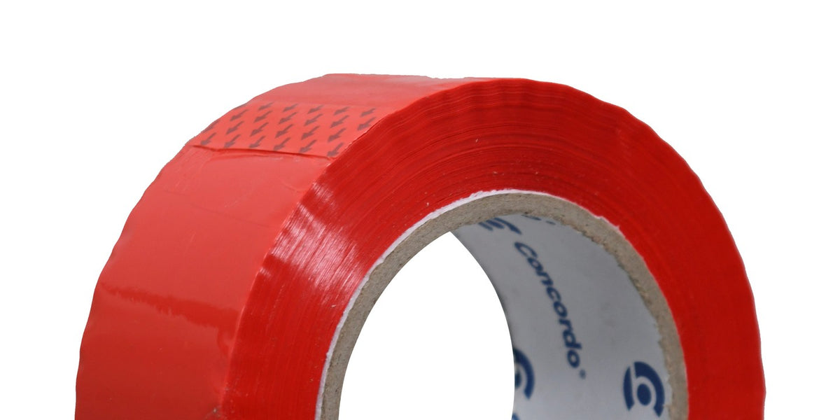 Caja De Cinta 150m x 48mm 36pz Color Roja-CINRO – Concordo